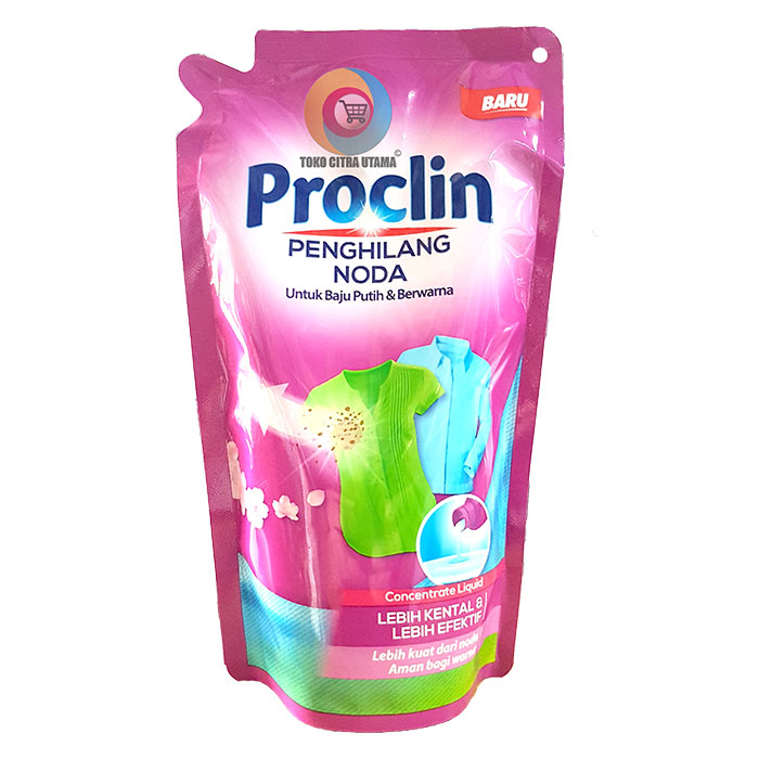 Proclin Penghilang Noda 400ml Pouch – AGEN SEMBAKO GROSIR – Grosir ... Proclin Penghilang Noda 400ml Pouch – AGEN SEMBAKO GROSIR – Grosir ...