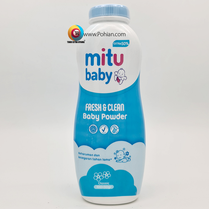 MITU Baby Powder Classic 100 gram – AGEN SEMBAKO GROSIR – Grosir ...