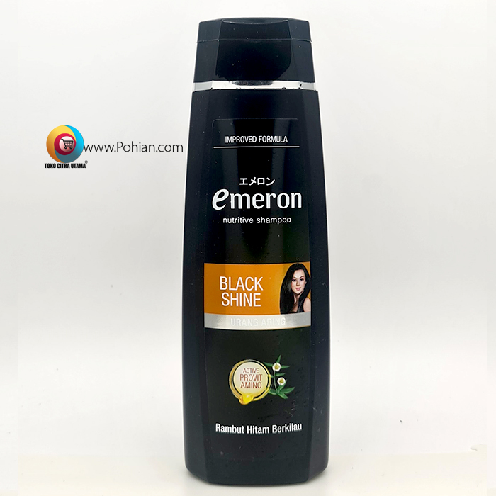 EMERON Shampoo Black Shine 340 ml – AGEN SEMBAKO GROSIR – Grosir ...