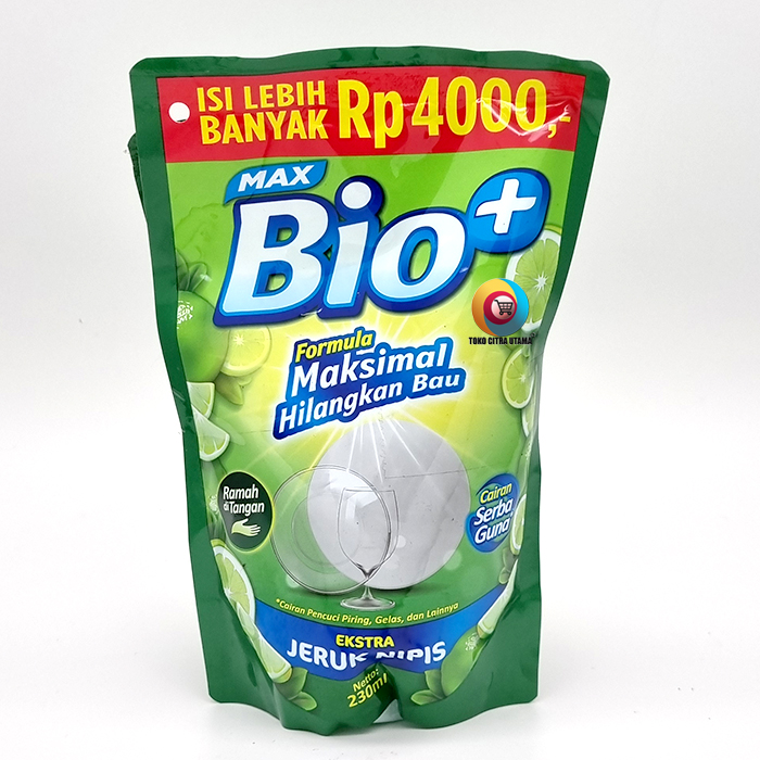 Max Bio + Cairan Pencuci Piring 230 ml – AGEN SEMBAKO GROSIR – Grosir ...